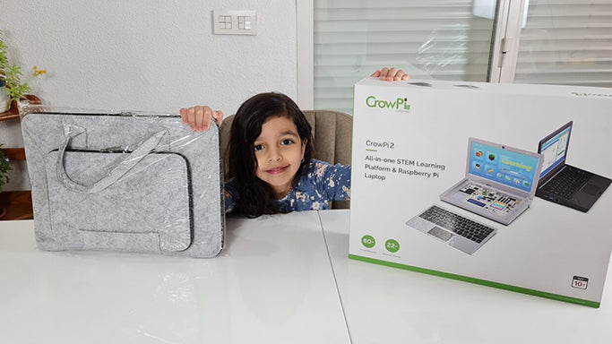 CrowPi2: STEAM laptop based on Raspberry Pi4