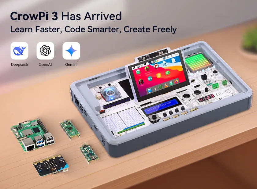 CrowPi 3 Has Arrived: Learn Faster, Code Smarter, Create Freely
