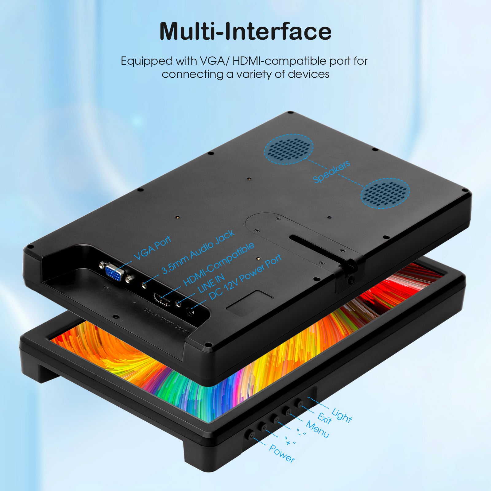 11.6 Inch 1920x1080 Full HD Display VGA IPS PS3 PS4 Gaming Screen with ...