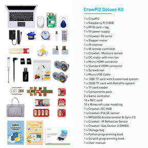 CrowPi2 All in One Raspberry Pi Laptop for Programming and Hardware