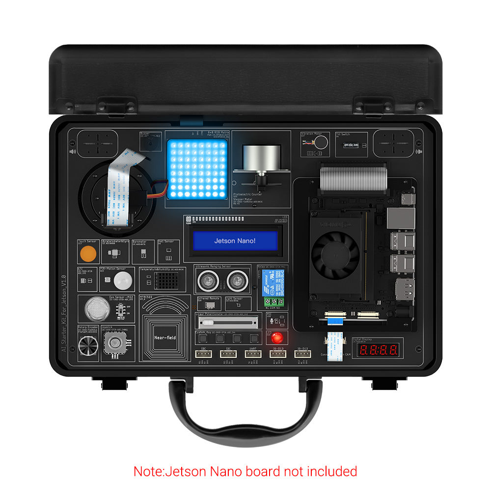 AI Starter Kit for Jetson Orin Nano with Common Board design, 30 Senso ...